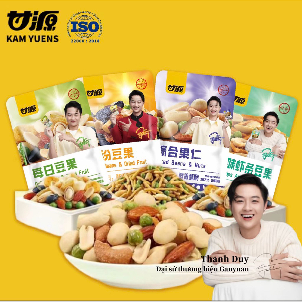 (1KG) 32-35 Gói Hạt Mix Dinh Dưỡng Ganyuan,Ăn Vặt Moonsu | Shopee Việt Nam