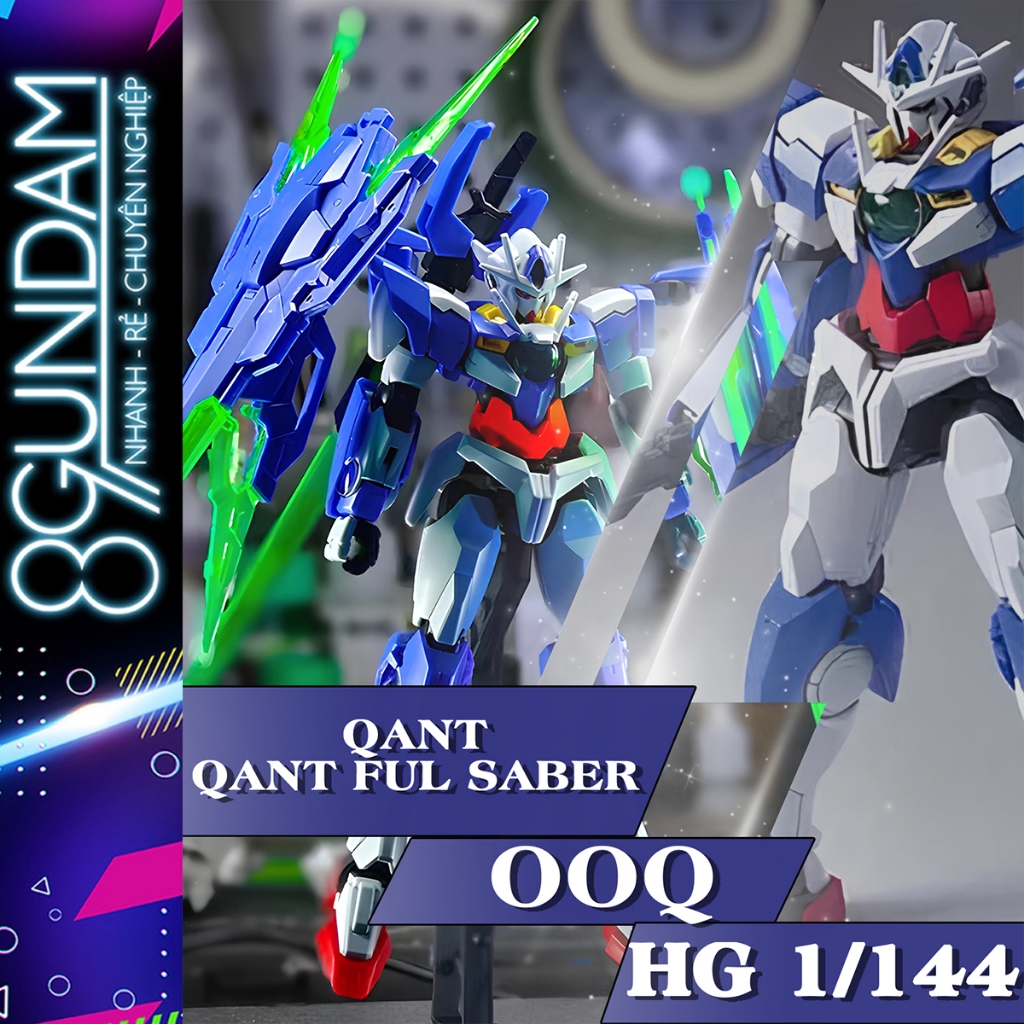 [CÓ SẴN] Mô Hình Lắp Ráp HG 00Q Qant / Qant Full Saber Fighter JJ ...