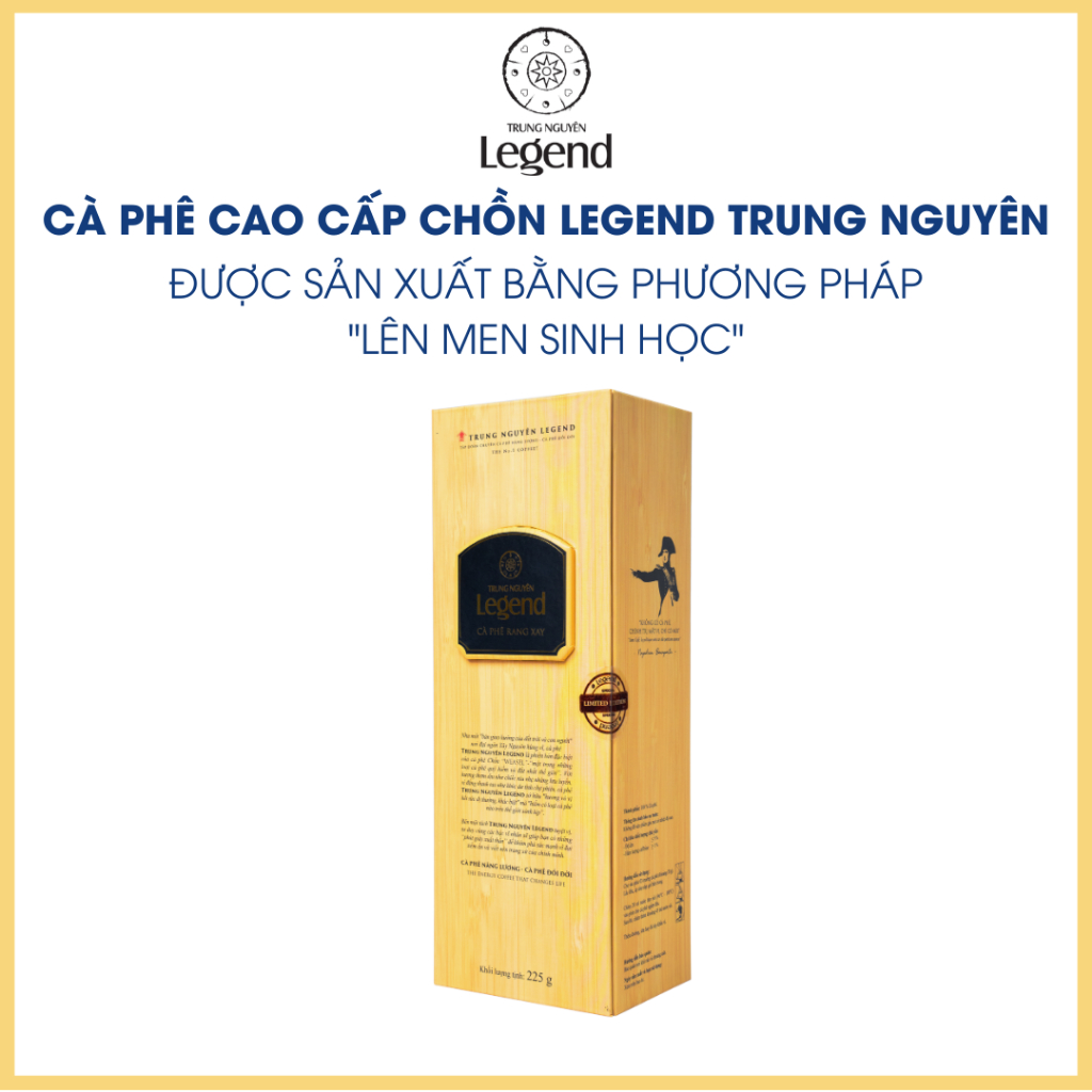 Cà Phê Cao Cấp Chồn Legend Trung Nguyên - Hộp 225g | Shopee Việt Nam