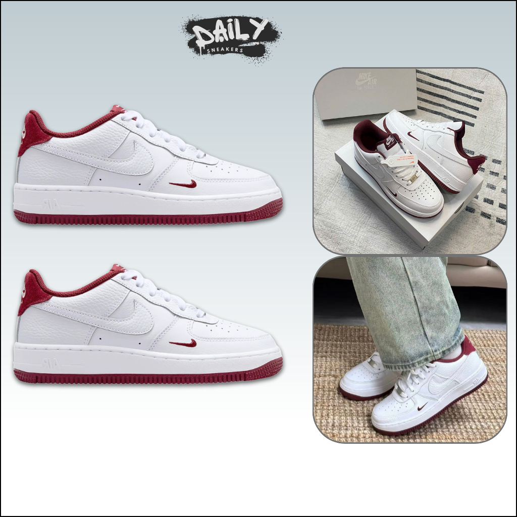 Giày Thể Thao Nike Air Force 1 LV8 ‘White Team Red’ – Sneaker AF1 Trắng ...