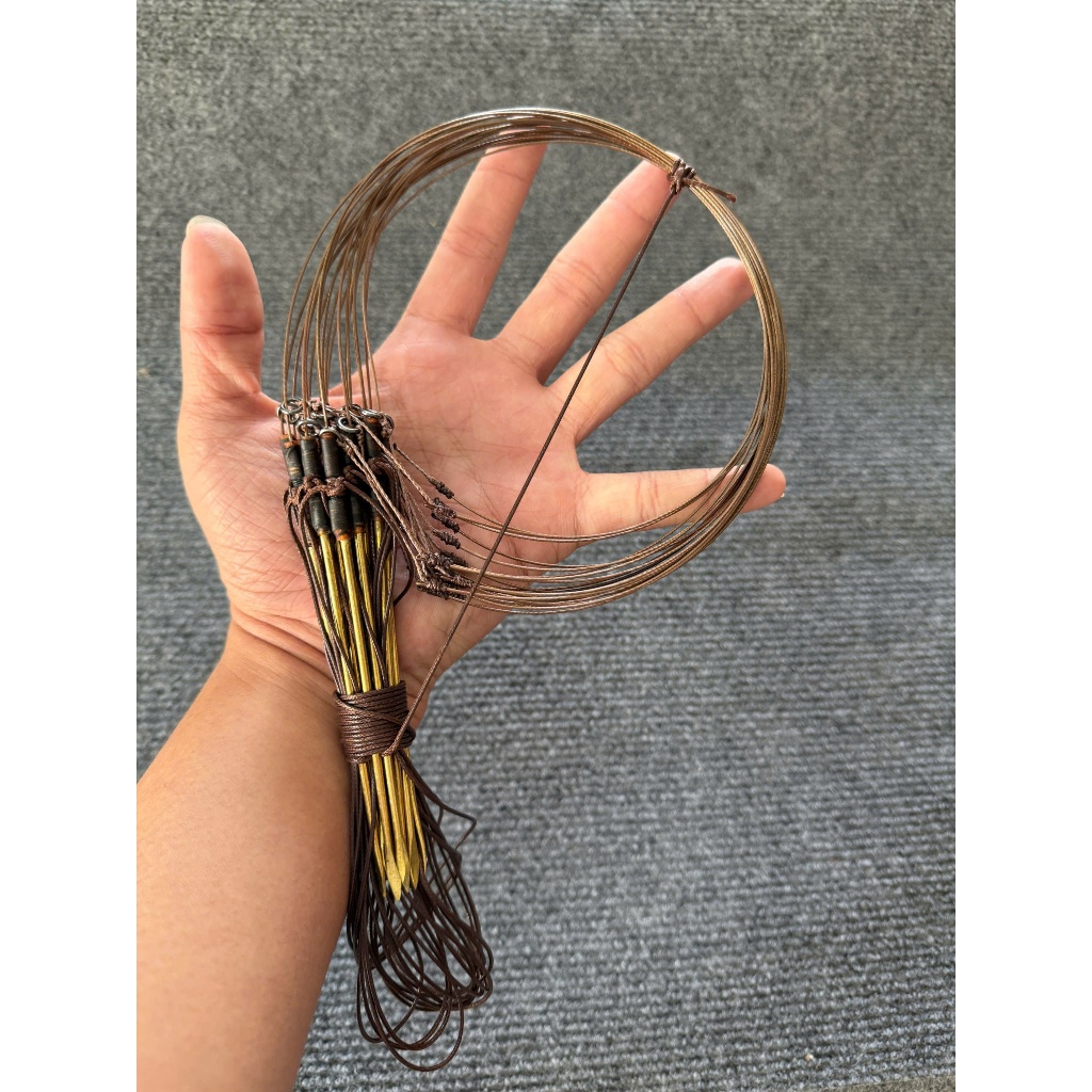 giò bẫy gà rừng kiểu thái lan cáp lụa bọc nhựa đánh đa năng chân đồng ...