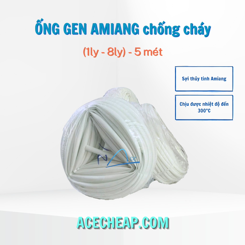 5 mét - ỐNG GEN AMIANG chống cháy (1ly - 8ly) | Shopee Việt Nam