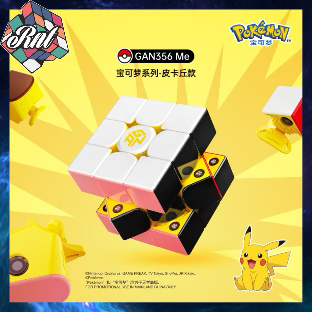 Rubik 3x3 Gan 356 ME Pokemon Pikachu Gan colab Pokémon | Shopee Việt Nam