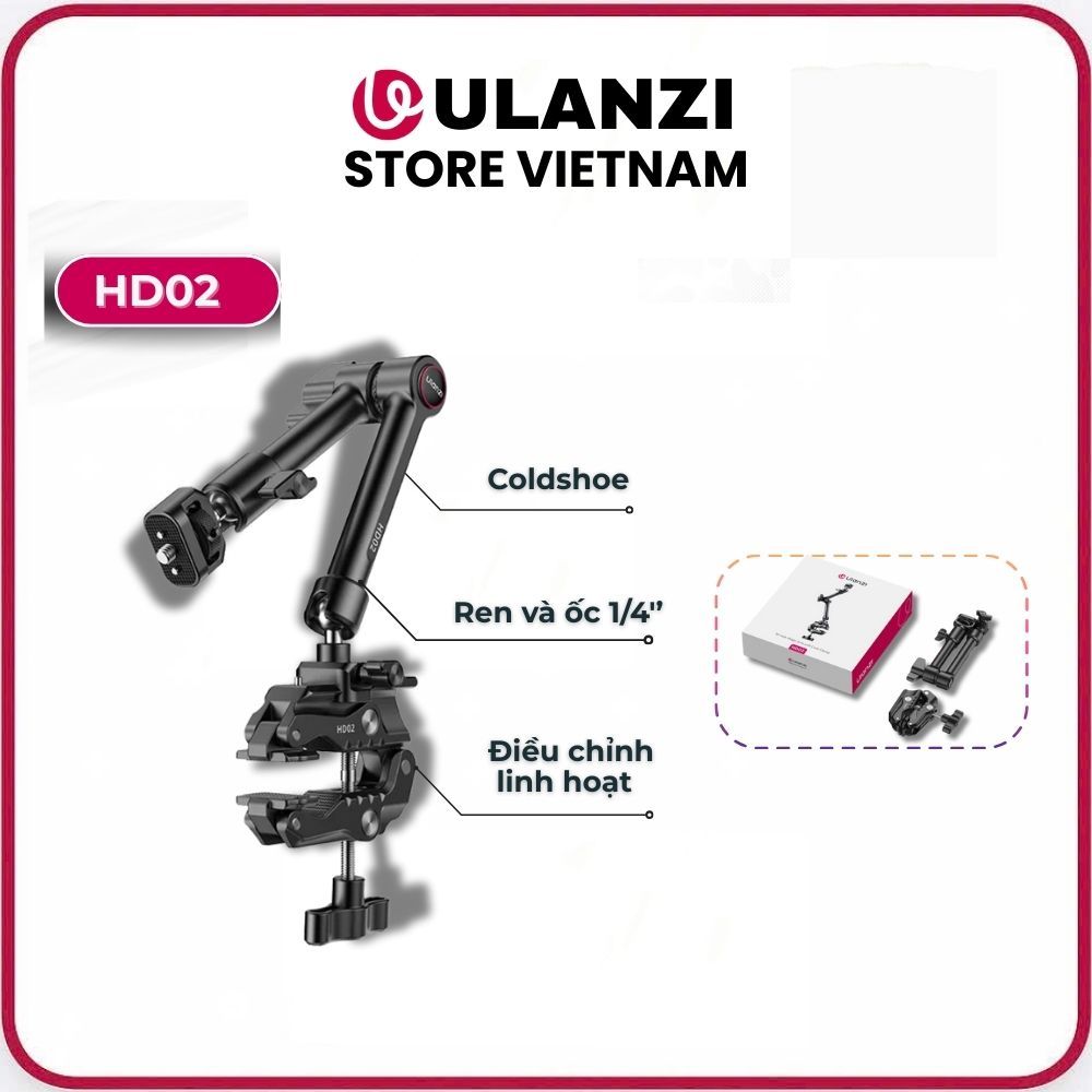 Ulanzi HD02 Magic Arm 10" - Giá Đỡ Máy Ảnh ,Tay đỡ Magic Arm 10 Inch ...