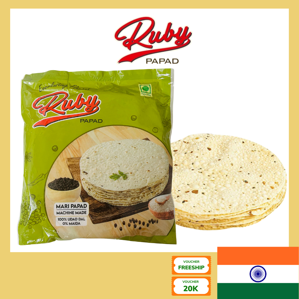 Bánh chiên papad Ấn Độ 500g - Ruby papad | Shopee Việt Nam