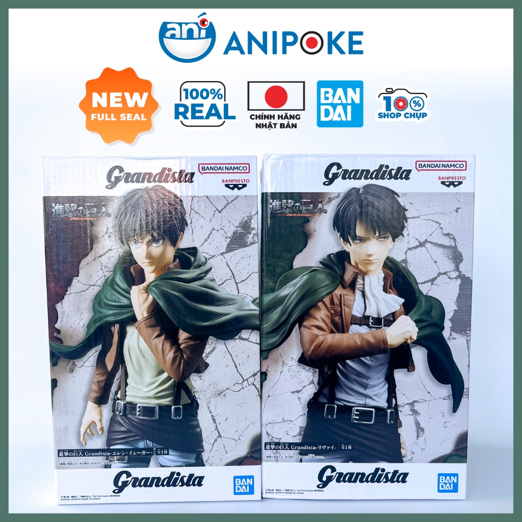Mô hình Levi - Eren Grandista Attack on Titan Đại Chiến Người khổng lồ ...