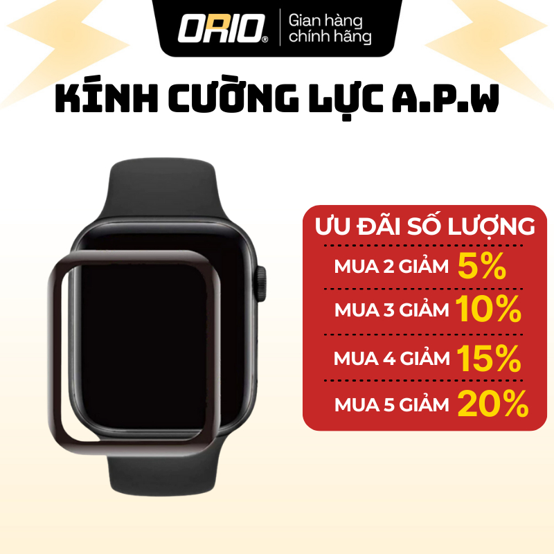 [Tặng Bộ Vệ Sinh] Kính Cường Lực Apple Watch ORIO Full màn cong , chống ...