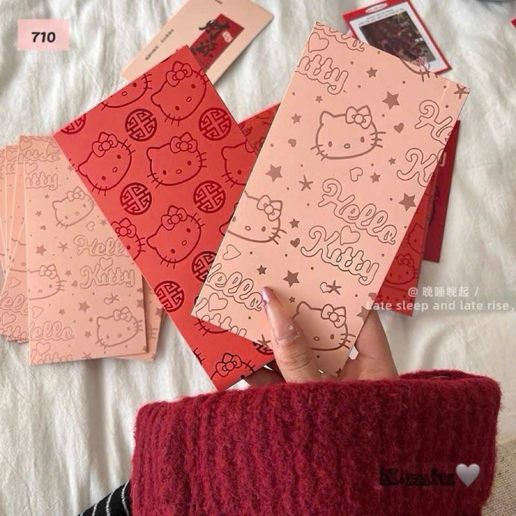 Phong bao lì xì Hello Kitty cute hiệu ứng ánh kim | Shopee Việt Nam