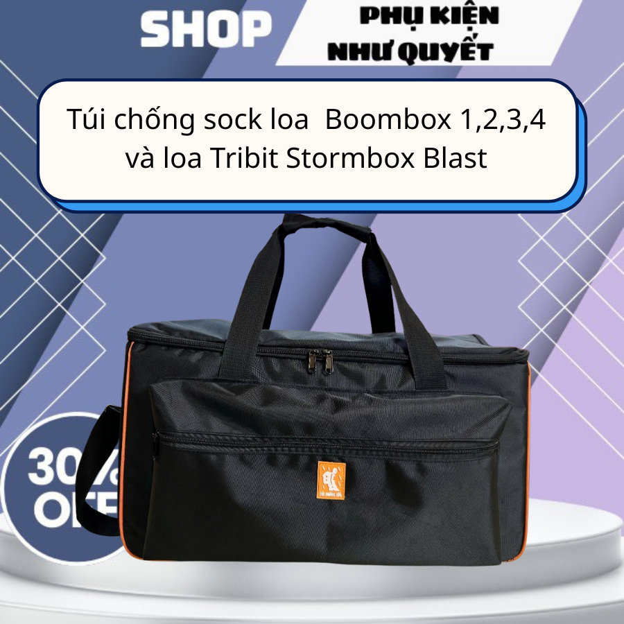 Túi chống sock loa Boombox 1,2,3 dùng được cho Boombox 4 và loa Tribit ...