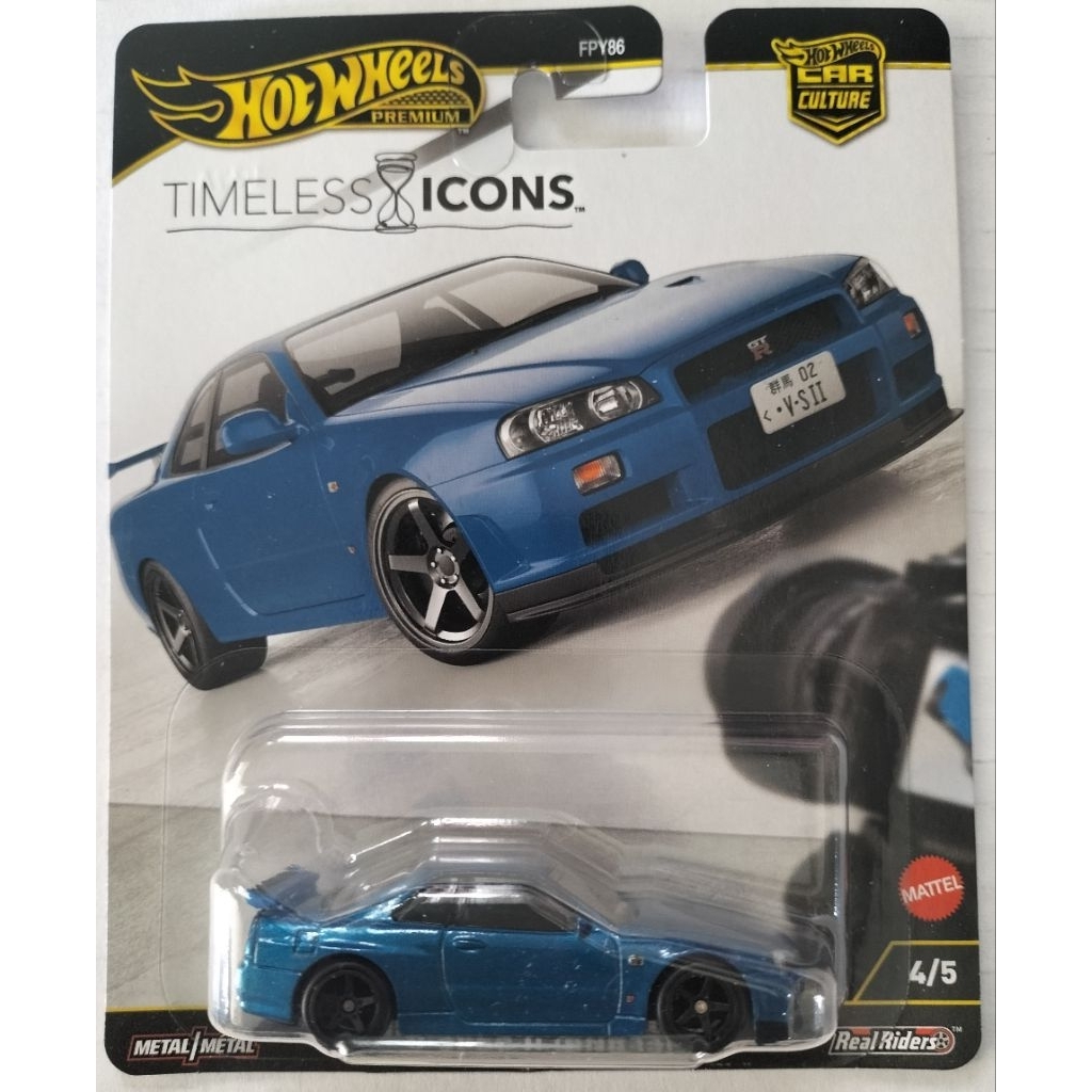 Xe mô hình Hot Wheels 2026 Nissan Skyline BNR34 Car Culture Timeless ...