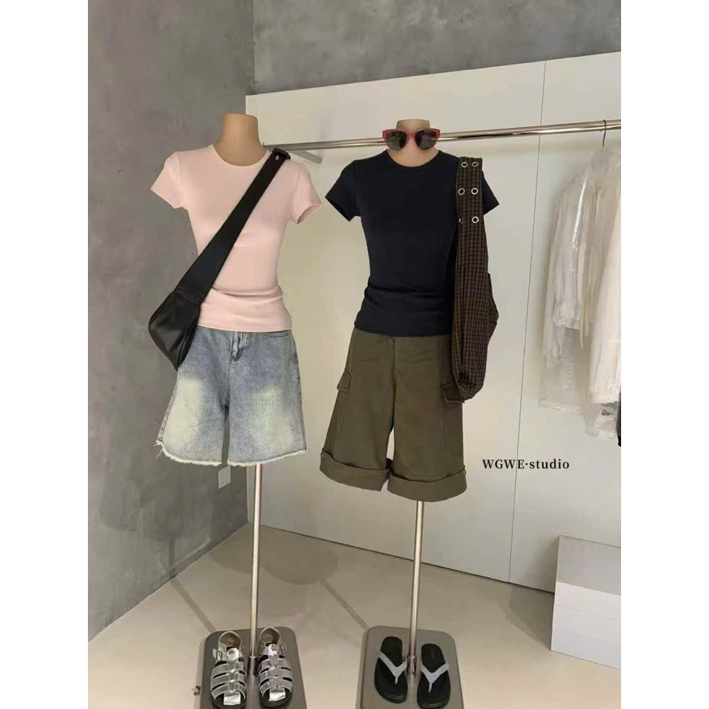 𝐑𝐨𝐲𝐞𝐞 𝐜𝐥𝐨𝐬𝐞𝐭 𝐱 𝐖𝐆𝐖𝐄 | 6810 ÁO THUN CHẤT CO DÃN ÔM BODY CỔ TRÒN MẶC MÙA ...