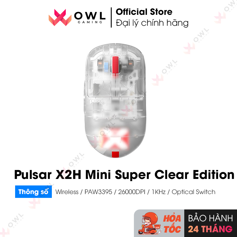 Chuột Pulsar X2H Mini Super Clear Edition (hàng chính hãng) | Shopee ...