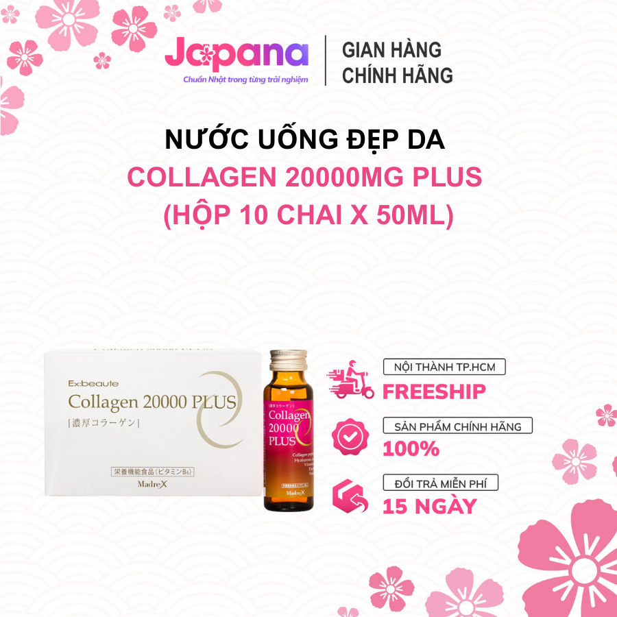Collagen 20000mg Plus (Hộp 10 chai x 50ml) | Shopee Việt Nam