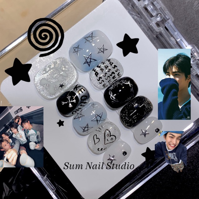 S53 Nail box Keonho Cortis , móng úp vibe cortis , nail nam nữ Sum Nail ...