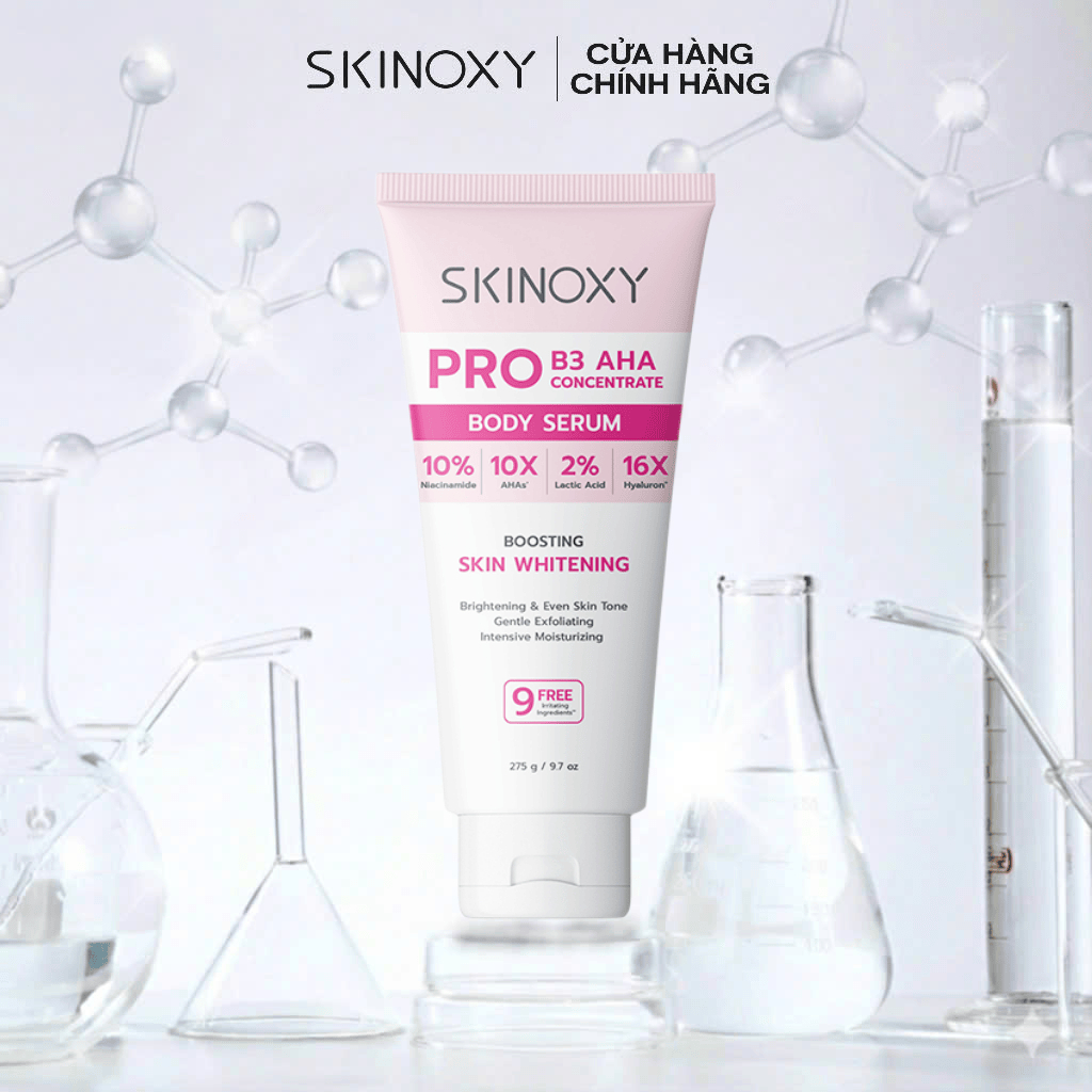 TINH CHẤT DƯỠNG THỂ DƯỠNG SÁNG ĐỀU MÀU DA SKINOXY PRO B3 AHA ...