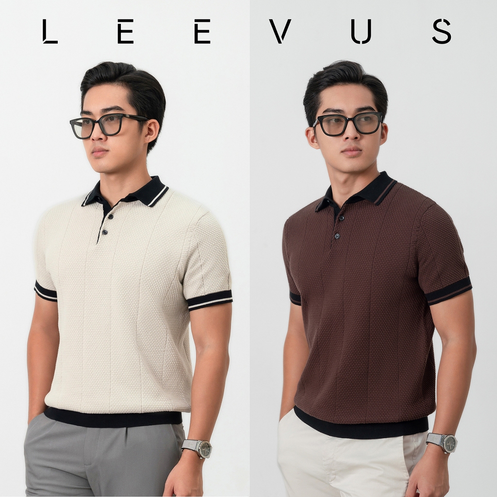 [TẶNG HỘP ĐƠN TỪ 2 SP] Áo polo LEN DỆT KIM Bobble Stitch Knit, kiểu ...