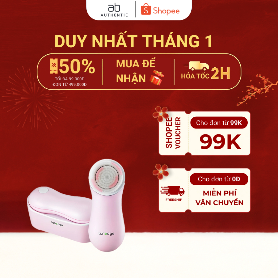 Máy rửa mặt CNP Rx làm sạch sâu, giảm lỗ chân lông Tuneage Dual - AB ...