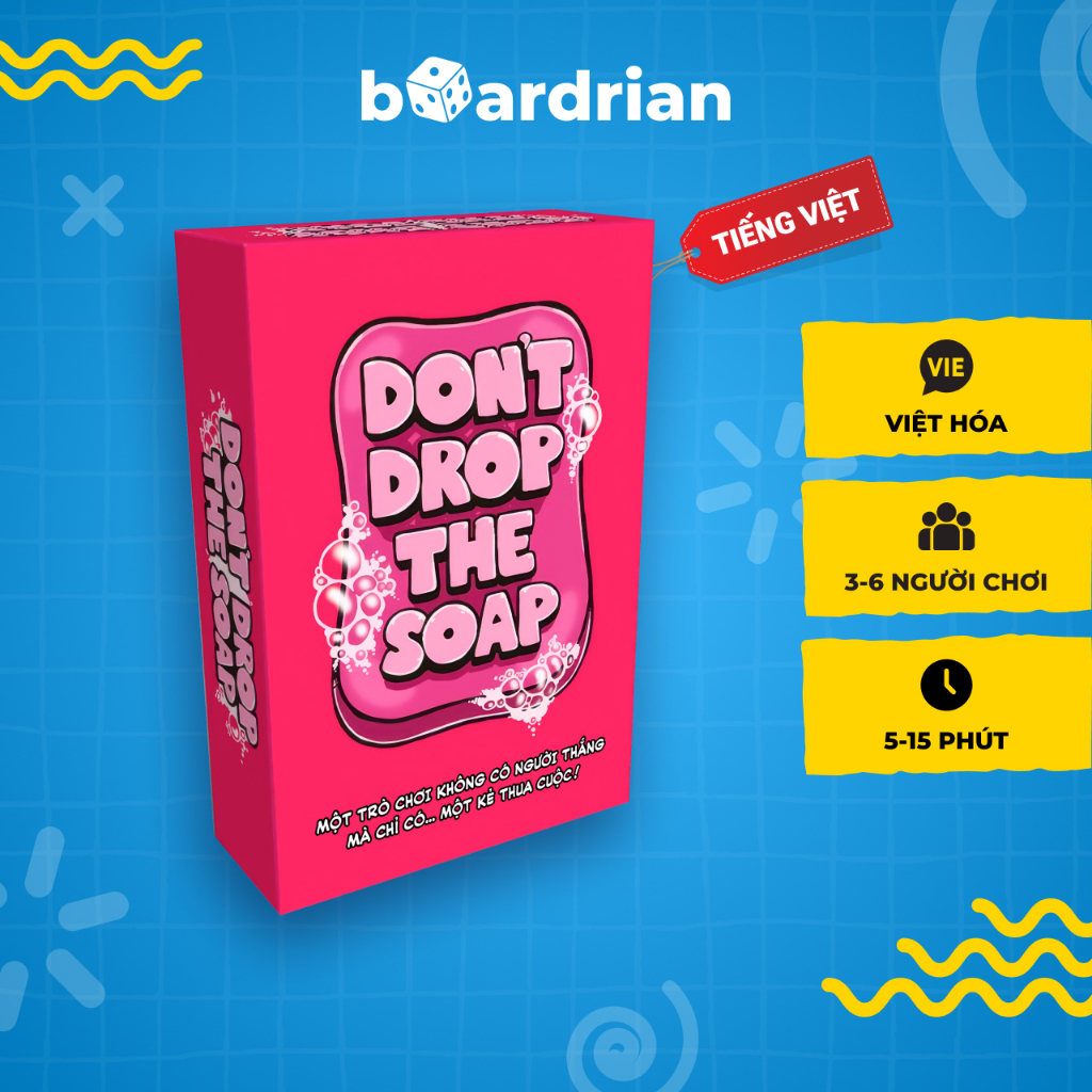 DON'T DROP THE SOAP (DIY Việt Hóa) - Trò chơi board game party "Đừng Để ...