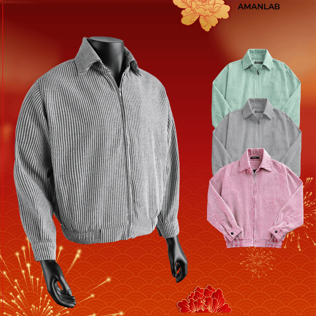 [UPDATE MÀU MỚI] Áo khoác nam, nữ chất vải denim cao cấp, dày dặn dáng ...