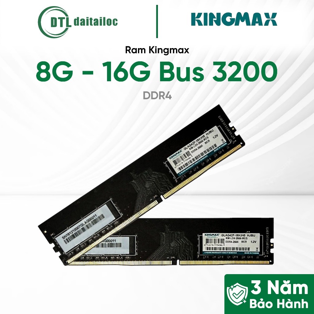 Ram Kingmax 8GB/16GB Bus 3200 (DDR4-3200) | Chính Hãng | Bảo Hành 36 ...