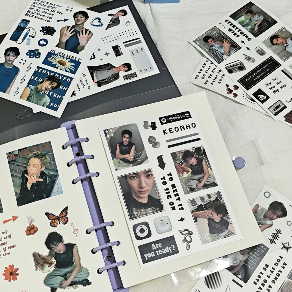 [Order/ Sắp Sẵn] Set 8 tờ sticker Cortis siêu đẹp được chọn member ...
