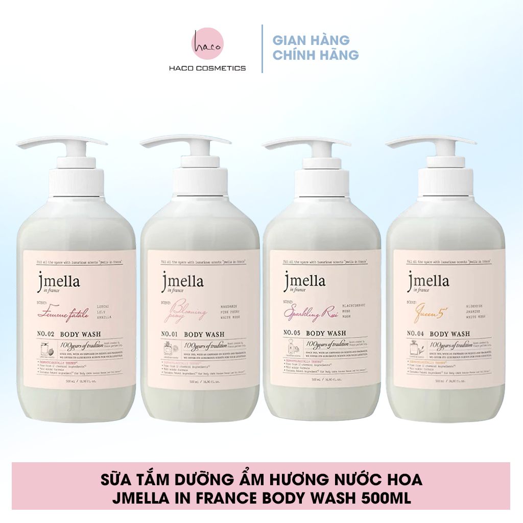 Sữa Tắm Dưỡng Ẩm Hương Nước Hoa Jmella In France Body Wash 500ml ...