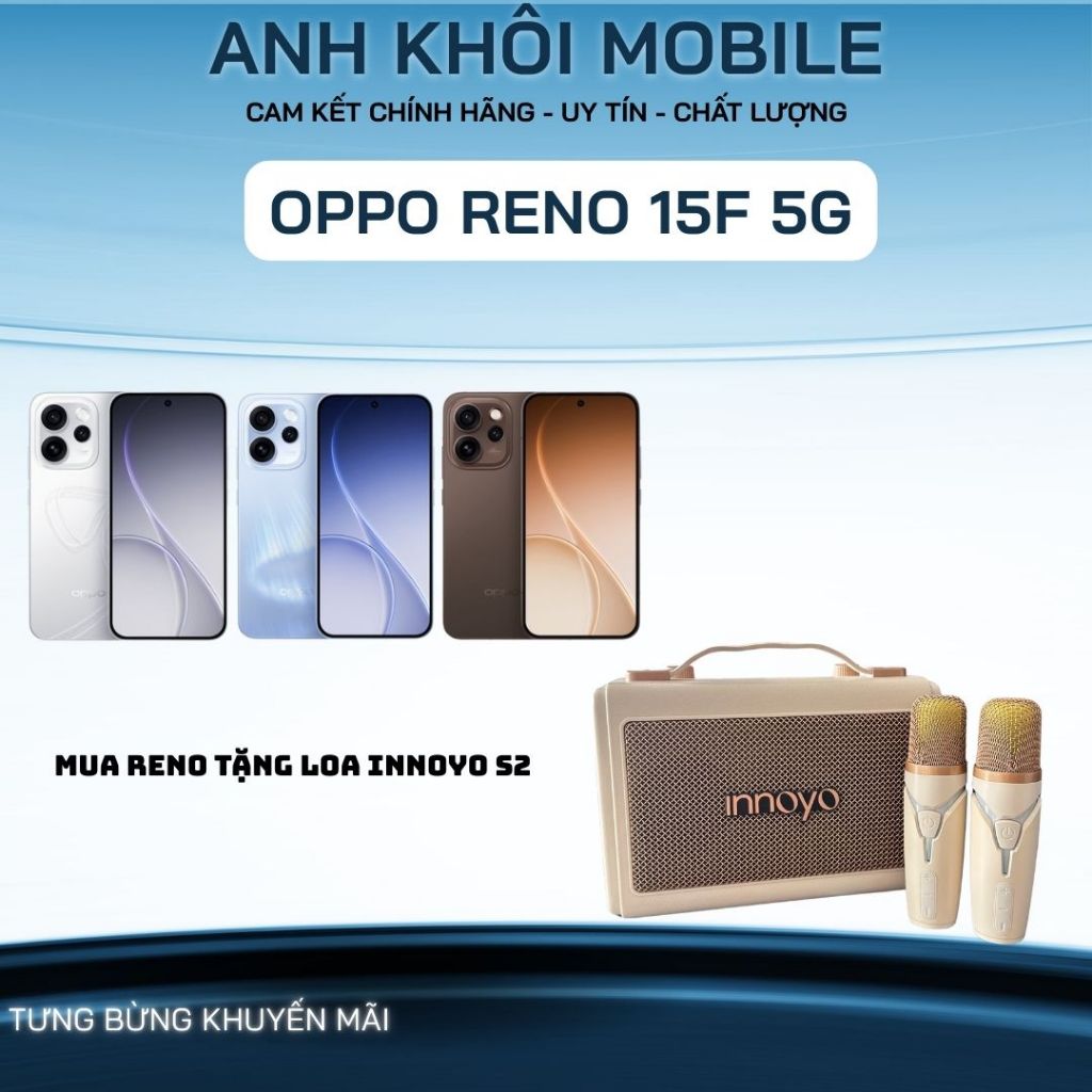 Điện thoại Oppo Reno 15F 5G 8G/256G - chính hãng | Shopee Việt Nam