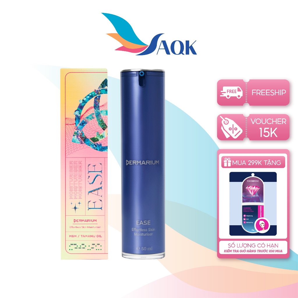 Kem dưỡng Dermarium Ease (50ml) - Giúp làm dịu, cấp ẩm và củng cố hàng ...