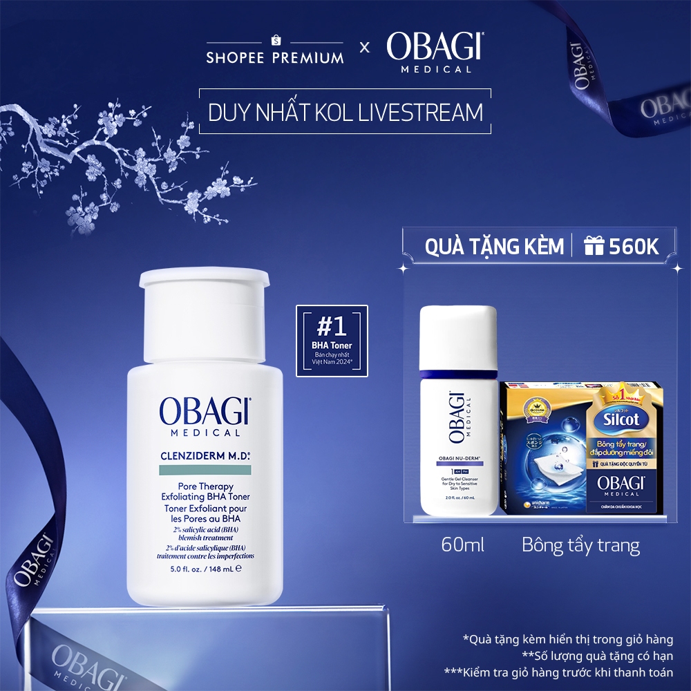 [Obagi x KOL] [Phiên Bản Mới] Toner BHA giảm mụn Obagi Medical ...