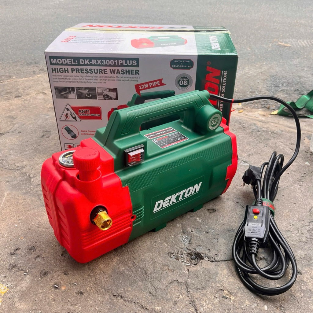 [CHÍNH HÃNG] MÁY RỬA XE MINI DEKTON 1350W DK-RX3001PLUS CÓ NHIỀU PHỤ ...