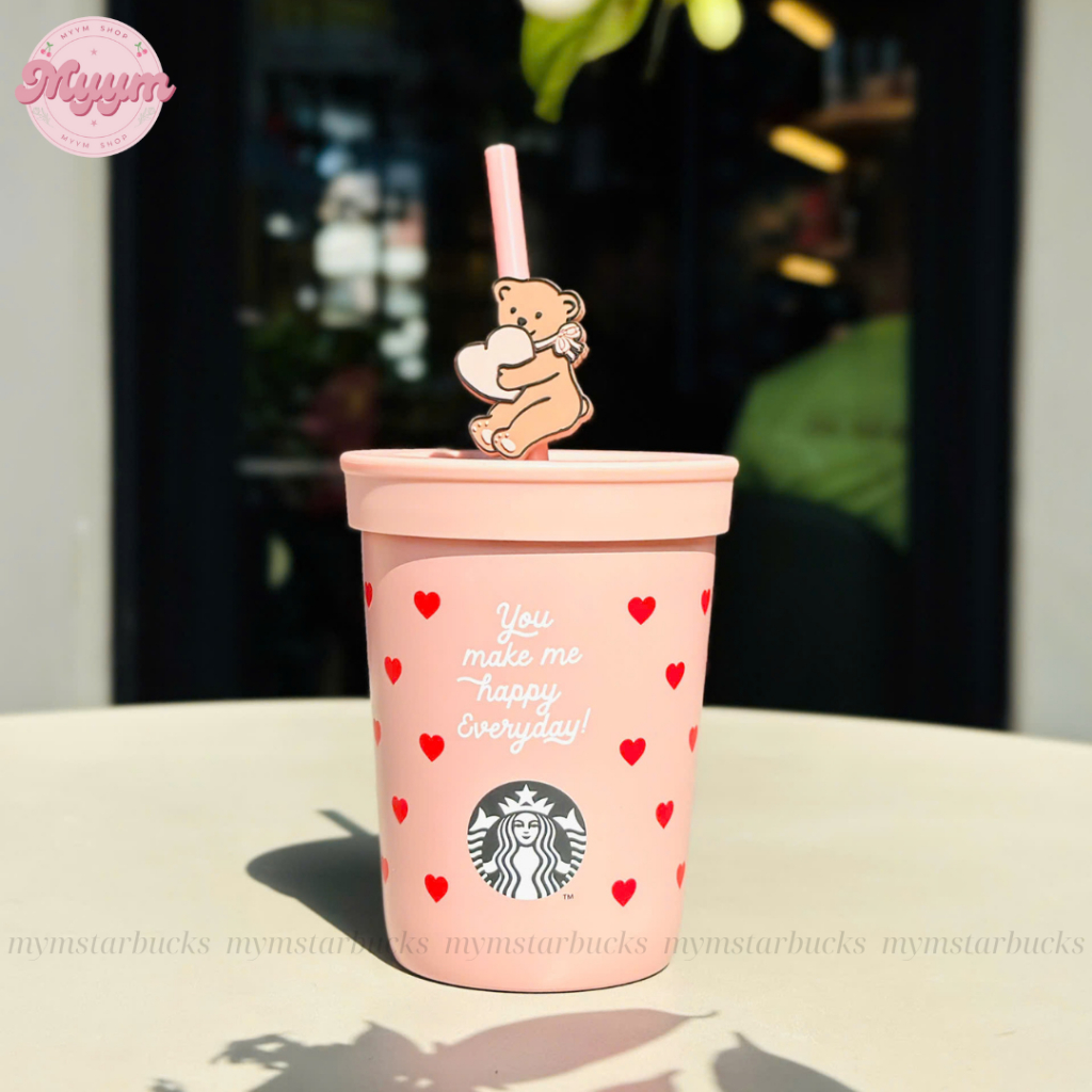 [𝐒𝐭𝐚𝐫𝐛𝐮𝐜𝐤𝐬 𝐊𝐨𝐫𝐞𝐚] LY GIỮ NHIỆT 12OZ (355ML) STARBUCKS HOBBY PINK SS BE ...