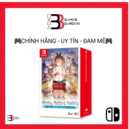 GAME NINTENDO SWITCH ATELIER RYZA: SPECIAL TRILOGY DELUXE PACK | Shopee ...