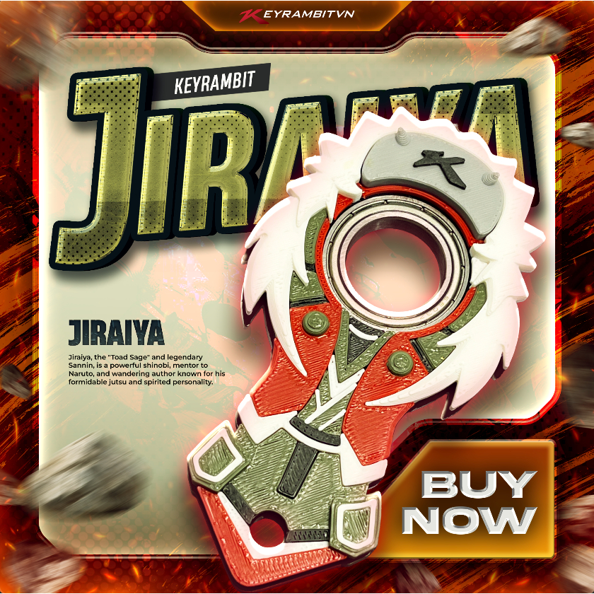 [NARUTO] Keyrambit Jiraiya - Toad Sage Legacy - Keyrambitvn - Móc Khoá ...