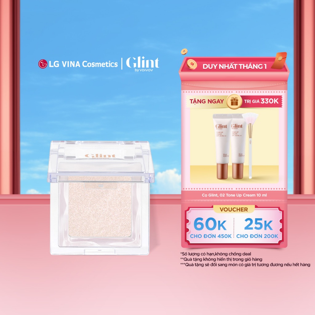 [LG Makeup VN] [HSD T11/2026] Phấn bắt sáng highlight Glint 2.3g chứa ...