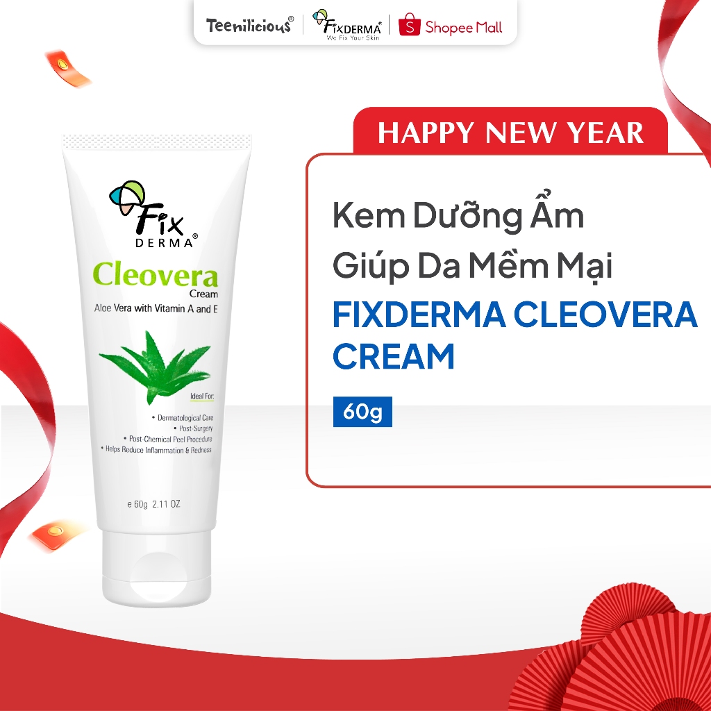 [Fixderma] Kem Dưỡng Ẩm Giúp Da Mềm Mại Fixderma Cleovera Cream 60g ...