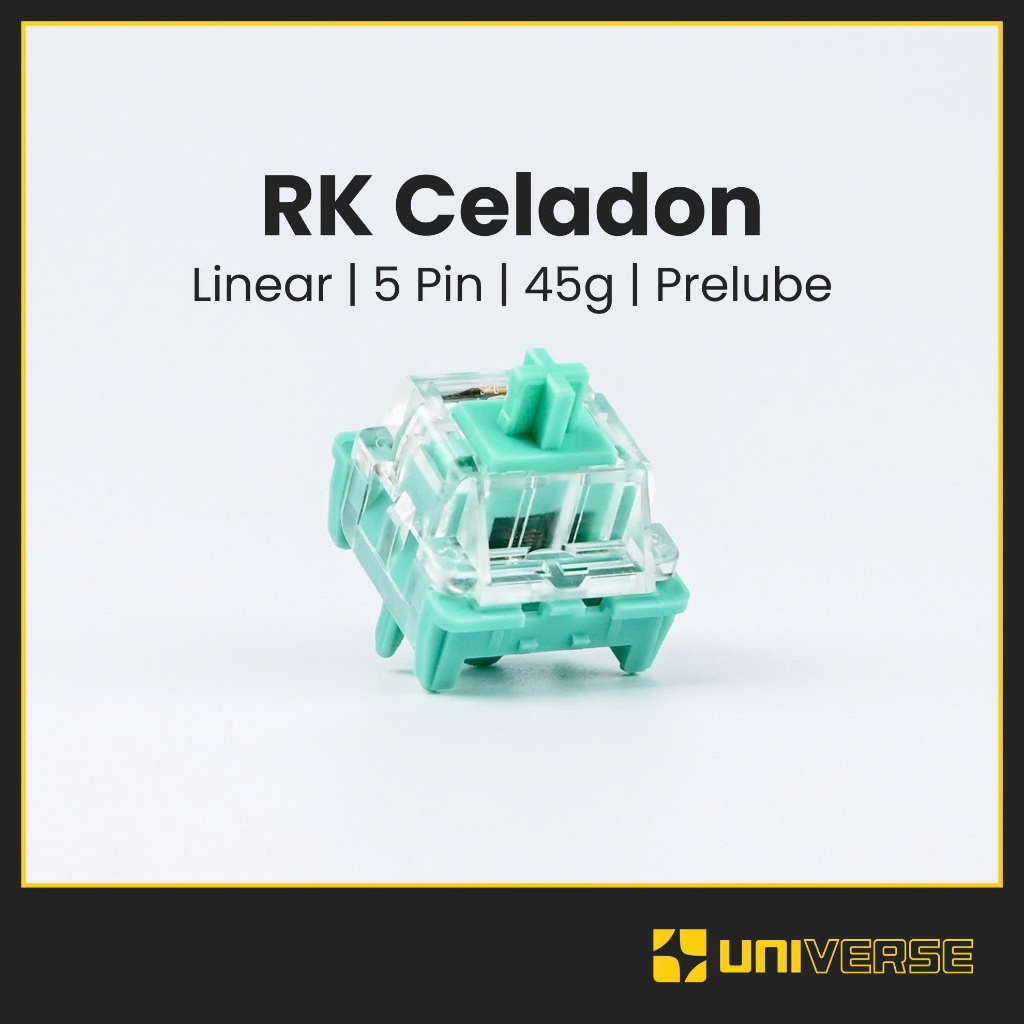 10 Switch RK Sky Cyan Switch Linear 5 Pin 50g Royal Kludge Công Tắt Bàn ...
