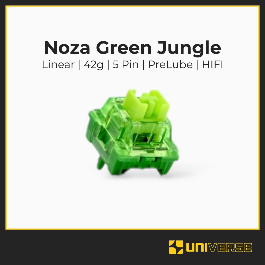10 Switch Green Jungle 5 Pin Switch Linear Prelube 42g Âm HiFi Công Tắc ...