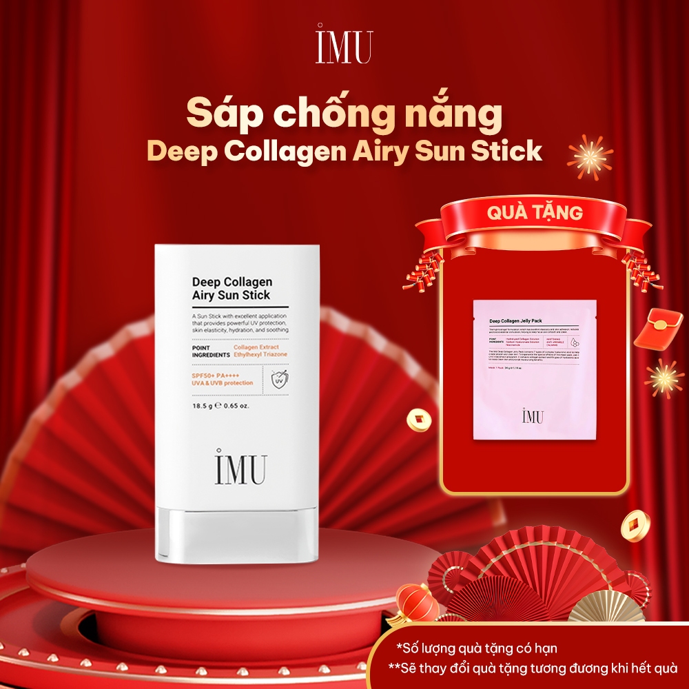 Sáp Chống Nắng Vegan Dạng Thỏi IMU Deep Collagen Sun Stick 18.5g SPF50 ...
