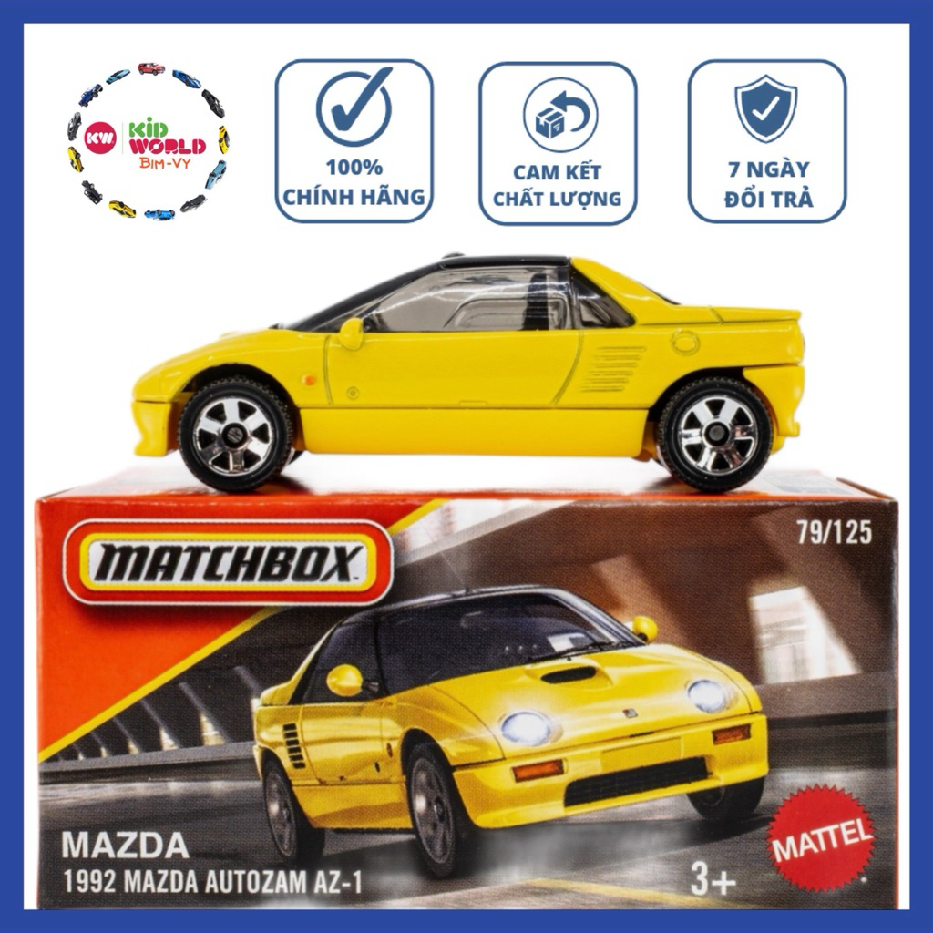 Xe mô hình Matchbox Box 1992 Mazda Autozam AZ-1 79/125. | Shopee Việt Nam