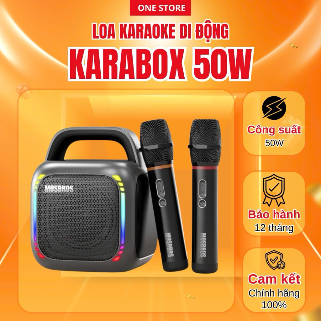 [HÀNG CHÍNH HÃNG] Loa Di Động Mosbros Karabox - Thiết Kế Nhỏ Gọn, Công ...