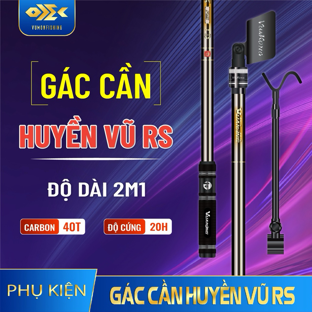 Cán Vợt RS 2m1 - Gác Cần RS 2m1 HUYÊN VŨ RS VUAKONG- VUMONFISHING ...