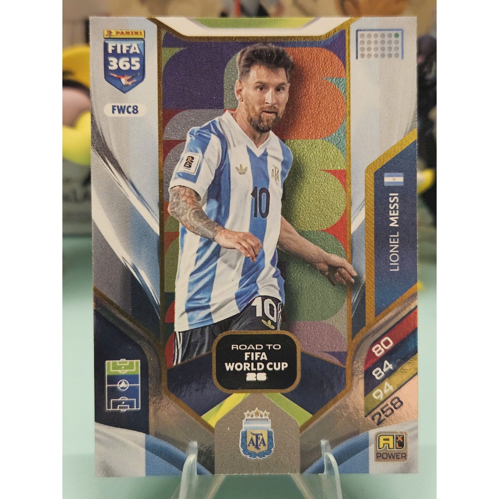 Thẻ Lionel Messi Panini Fifa 365 2025/2026 (Argentina) (25/26) (Bóng Đá ...