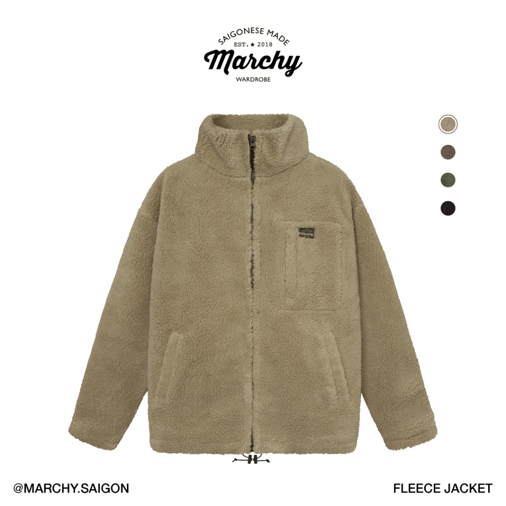MARCHY - Fleece Jacket - Áo khoác lông | Shopee Việt Nam