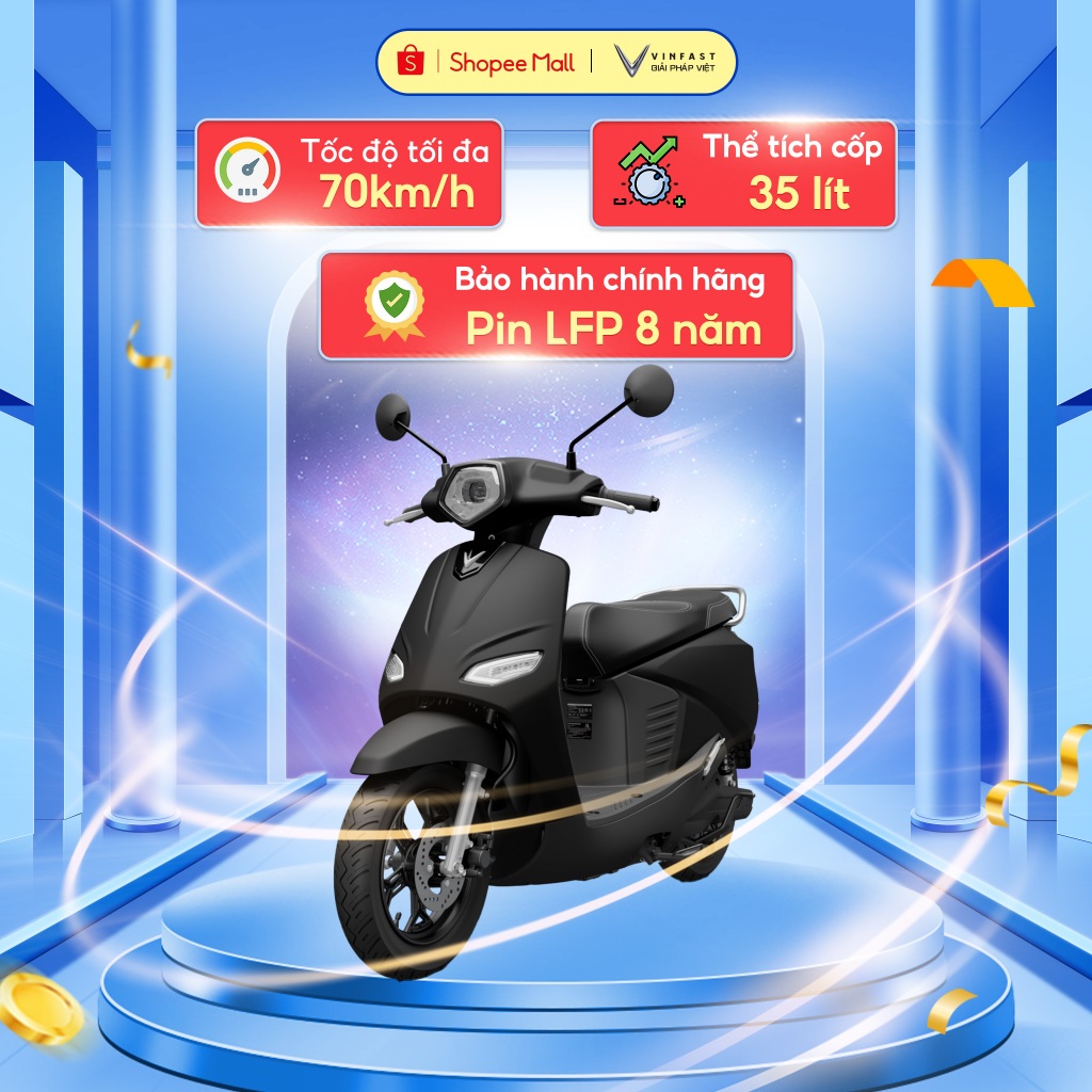 Xe Máy Điện VinFast VeroX - 70km/h - SmartKey - Màn hình TFT | Shopee ...
