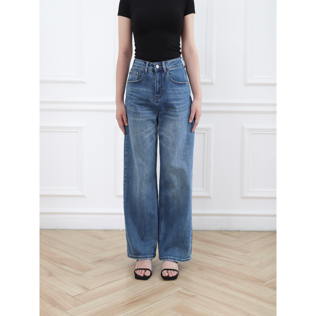 LIN CLOSET [QDL232] Quần jean ống suông style Hàn Quốc - NEW COLLECTION ...