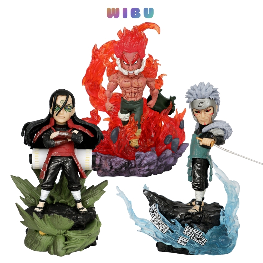 Mô Hình Naruto Guy – Đệ Nhất – Đệ Nhị Chibi Dáng Đứng – Cao 11cm – Hộp ...