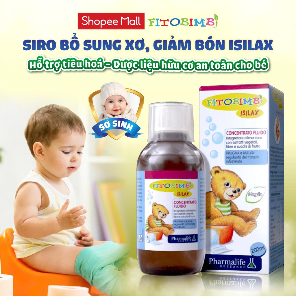 Siro Fitobimbi Isilax - giúp trẻ hết táo bón, đường ruột khoẻ mạnh ...