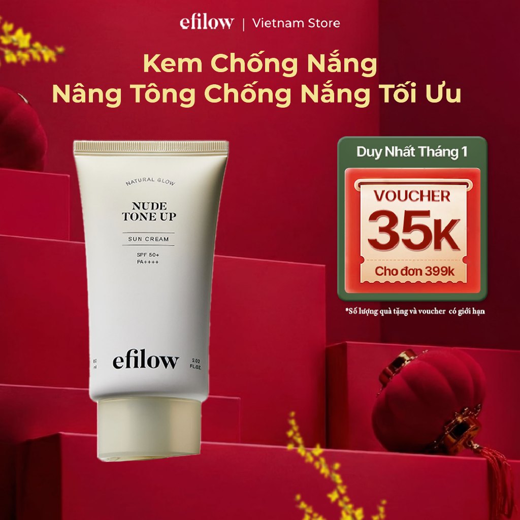 Kem Chống Nắng Nâng Tông Chống Nắng Tối Ưu- Efilow Nude Tone Up Sun ...