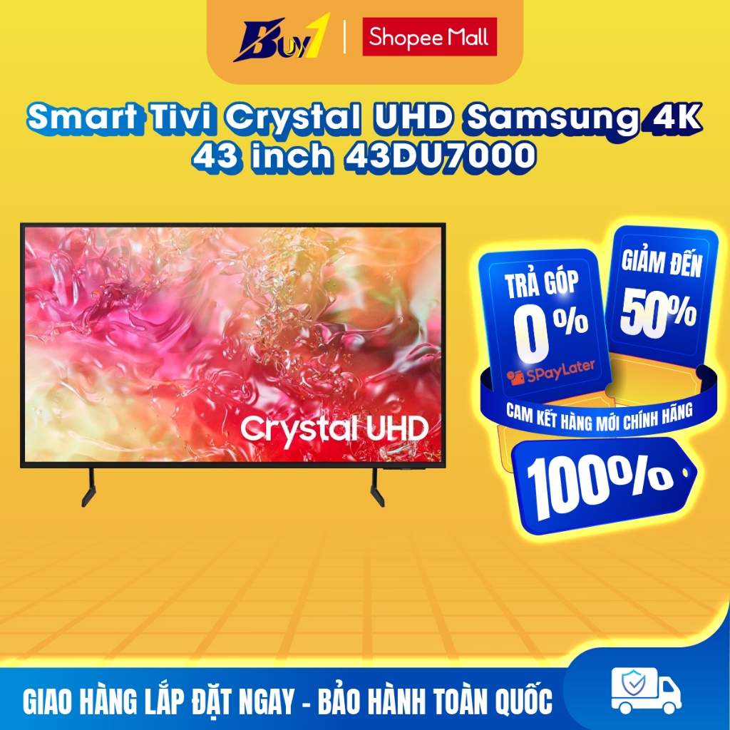 43DU7000 - Smart Tivi Crystal UHD Samsung 4K 43 inch UA43DU7000 - Hàng ...