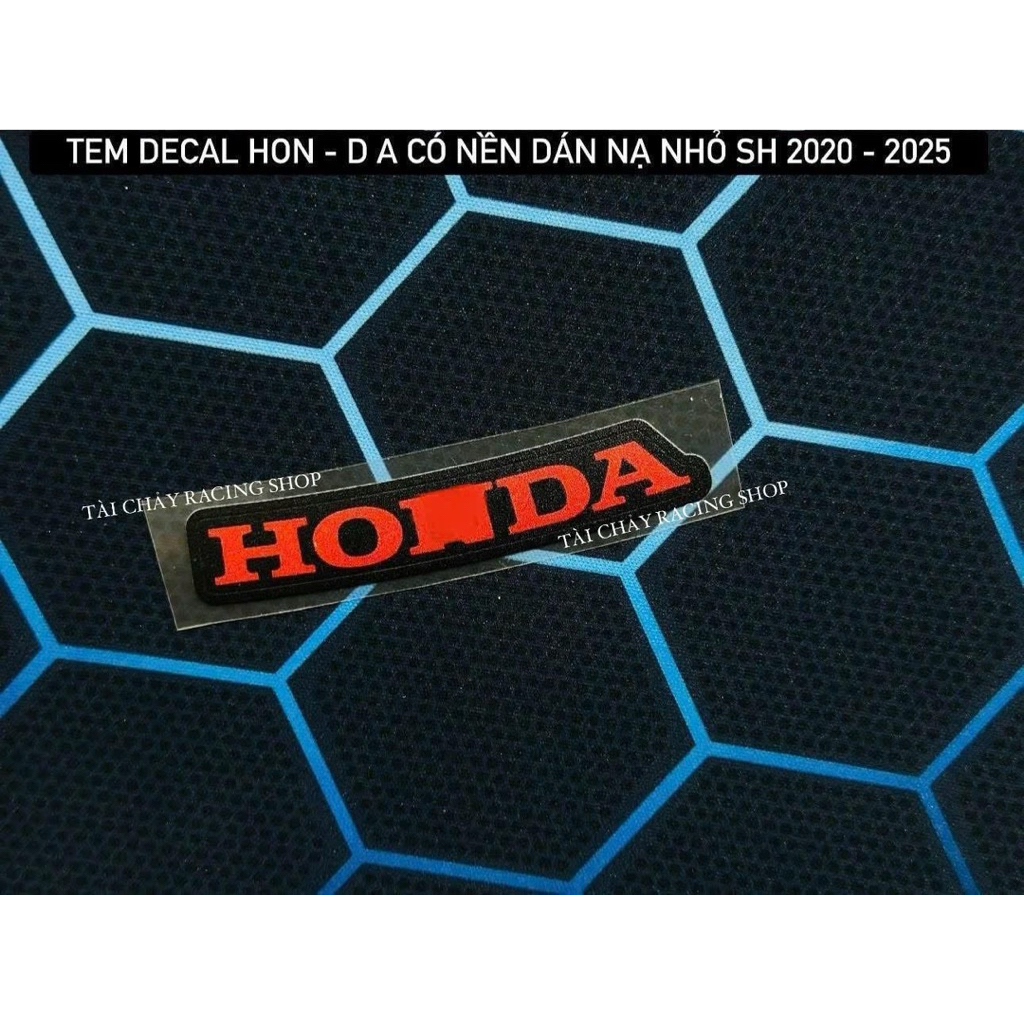 [ 1 TEM ] TEM DECAL HON - DA ĐỎ DÁN NẠ NHỎ SH 2020 - 2024 | Shopee Việt Nam